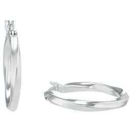 Paar Creolen Amor "9959525", silber (silberfarben), Ohrringe, Damen, Silber 925 (Sterlingsilber)