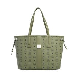 MCM Shopper - Liz Vi Shopper Medium - Gr. unisize - in Gr&uuml;n - f&uuml;r Damen