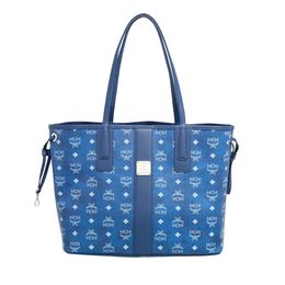 MCM Shopper - Liz Vi Shopper Medium - Gr. unisize - in Blau - f&uuml;r Damen