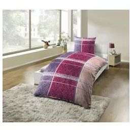 Bettwäsche Kinzler "Mikrofaser Fleece", lila (beere), B/L: 135cm x 200cm, 1 Stk., 1 Stk., Polyester,Microfaser-Fleece,chemische Reinigung nicht erlaubt,nicht bügeln,nicht bleichen, B/L: 80cm x 80cm, 2 Stk., Polyester;Microfaser-Fleece;chemische Reinigung nicht erlaubt;nicht bügeln;nicht bleichen, Obermaterial: 100% Polyester, Bettwäsche, besonders weich
