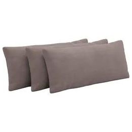 Sit & More Auflagekissen SIT & MORE "Emely", grau (taupe), B:65cm H:25cm T:10cm, 90% Polyester, 10% Polyamid, Polsterauflagen