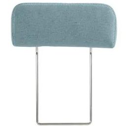 Sit & More Kopfstütze SIT & MORE "Varese", blau (aqua), B:52cm H:22cm, Luxus-Microfaser (100% Polyester)IStruktur fein (100% Polyester)IFlachgewebe (95% Polyester, 5% Polyamid), Polsterauflagen