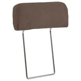 Sit & More Kopfstütze SIT & MORE "Varese", braun (schoko), B:52cm H:22cm, Luxus-Microfaser (100% Polyester)IStruktur fein (100% Polyester)IFlachgewebe (95% Polyester, 5% Polyamid), Polsterauflagen