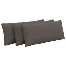 Sit & More Auflagekissen SIT & MORE "Emely", grau (fango), B:65cm H:25cm T:10cm, 100% Polyester, Polsterauflagen