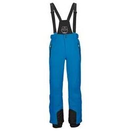 Skihose Killtec "KSW 100 ENOSH MN SKI PNTS", Herren, Gr. 3XL, Normalgrößen, blau (sky), Oberstoff: 100% Polyester, Futter: 100% Polyester, Füllung: 100% Polyester (recycelt), Hosen, Wind- und wasserdichte Skihose, verstellbar, mit Schneefängen