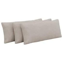 Sit & More Auflagekissen SIT & MORE "Emely", grau (elefant), B:65cm H:25cm T:10cm, 100% Polyester, Polsterauflagen