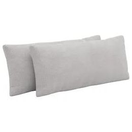 Sit & More Auflagekissen SIT & MORE "Emely", silber, B:65cm H:25cm T:10cm, 90% Polyester, 10% Polyamid, Polsterauflagen