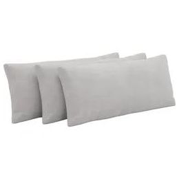 Sit & More Auflagekissen SIT & MORE "Emely", silber, B:65cm H:25cm T:10cm, 90% Polyester, 10% Polyamid, Polsterauflagen