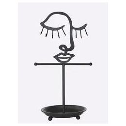 Badaccessoire-Set Heine HOME, schwarz, Chrom, Badaccessoires-Sets