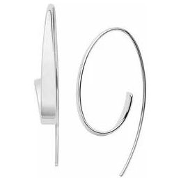 Paar Ohrhaken Skagen "Schmuck Geschenk Edelstahl Ohrringe KARIANA", silber (edelstahlfarben), Ohrringe, Damen, Edelstahl