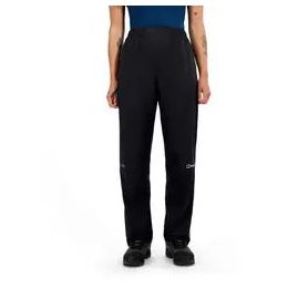 Regenhose Berghaus "PACSMART 2.5L RAIN-PANT", Damen, Gr. M (38), Länge 31, schwarz (schwarz, schwarz), Obermaterial: 100% Polyamid, Hosen