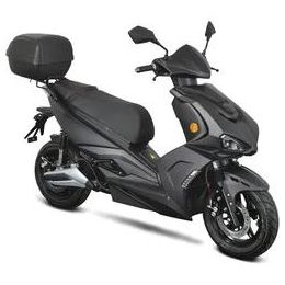 E-Mofaroller Gt Union "e-Striker 25", schwarz (mattschwarz, schwarz), Elektromotorroller, 25 km/h, Bosch-Motor, B:72cm H:118cm L:184cm
