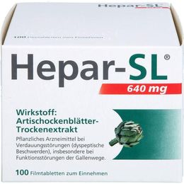 MCM KLOSTERFRAU Vertr. GmbH HEPAR-SL 640 mg Filmtabletten 100 St