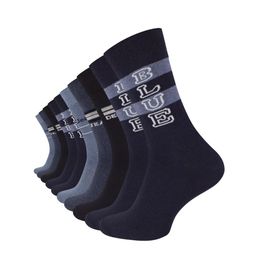 Cotton Prime Socken Herren Größe 39/42 blau / marine / weiß