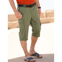 Bermudas Catamaran, Herren, Gr. 48, Normalgrößen, grün (khaki), 98% Baumwolle, 2% Elasthan, unifarben, Hosen