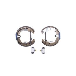 Hella Bremsbackensatz Shoe Kit Pro hinten rechts links vormontiert für SUZUKI PEUGEOT FERRARI FIAT VAUXHALL SUBARU OPEL 4706738 4706836 5320084E01 8DB