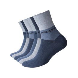 Cotton Prime Socken 'Relaxx' Herren Größe 43/46 blau / marine / blaumeliert