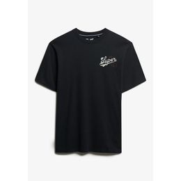 Superdry & Co T-Shirt 'Tap Room' Herren Gr&ouml;&szlig;e M creme / schwarz