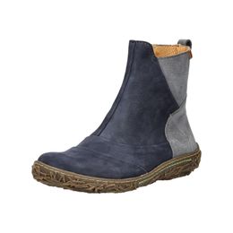 Stiefelette El Naturalista "El Naturalista Stiefelette Leder", Damen, Gr. 42, ocean, Leder, Schuhe Stiefelette