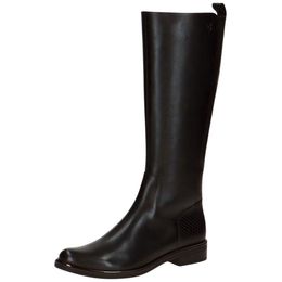 Stiefel Caprice "Caprice Stiefel Leder", Damen, Gr. 39, schwarz, Leder, Schuhe Stiefel