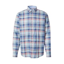 Fynch-Hatton Hemd Herren Größe 4XL blau / navy / mint / cranberry