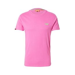 Superdry T-Shirt 'Vintage' Herren Größe XL grün / pink
