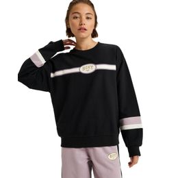 Roxy Damen Sweatshirt "Essential Energy Timeless"schwarz, Gr. M, 100% Baumwolle, Sweatshirts