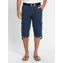 Bermudas Catamaran, Herren, Gr. 50, Normalgrößen, blau (dunkelblau), 98% Baumwolle, 2% Elasthan, bedruckt, gemustert, unifarben, Hosen