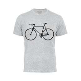 Cotton Prime Shirt 'Bike - Fahrrad' male Grey size M