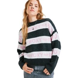 Sweatshirt Roxy "Sunrise Mood", Damen, Gr. L, phantom, 54% Polyester, 38% Modacryl, 5% Wolle, 3% Elasthan, Sweatshirts Sweatshirt