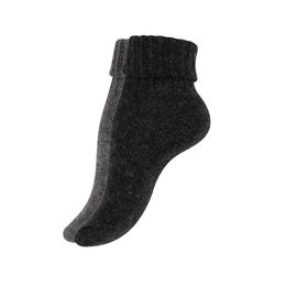 Cotton Prime Socken Damen Gr&ouml;&szlig;e 35/38 anthrazit / graumeliert