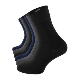 Clark Crown Socken Herren Gr&ouml;&szlig;e 43/46 navy / graumeliert / schwarz