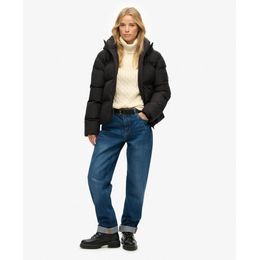 Superdry & Co Winterjacke 'City' Damen Gr&ouml;&szlig;e S grau / schwarz