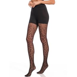 MAGIC BODYFASHION Feinstrumpfhose Damen Gr&ouml;&szlig;e M/L schwarz