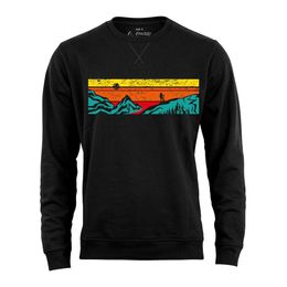 Cotton Prime Sweatshirt 'Let's Hiking' male Black size XL