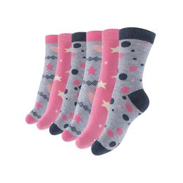 Cotton Prime Socks boy Grey, Pink size 23-26