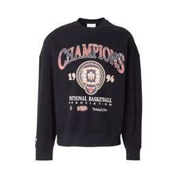 Mitchell & Ness Mitchell & Ness Sweatshirt 'NBA 96 CHAMPIONSHIP RINGS BULLS' Herren Gr&ouml;&szlig;e M dunkelgrau / lachs / schwarz / wei&szlig;