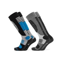 Occulto Athletic Socks 'Ski Felix' male Grey, Mixed colors, Black size 43-46