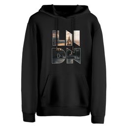 Cotton Prime Sweatshirt 'Skyline London - Weltenbummler' male Black size 3XL