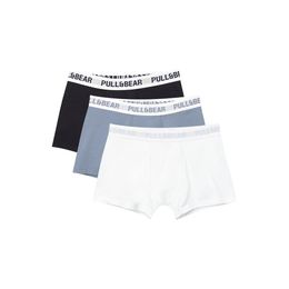 Pull&Bear Pull&Bear Boxershorts Herren Gr&ouml;&szlig;e L opal / hellgrau / schwarz / wei&szlig;