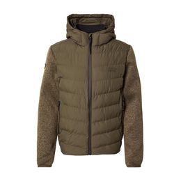Superdry Jacke Herren Größe L grün / grünmeliert