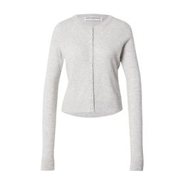 Pure Cashmere NYC Strickjacke Damen Gr&ouml;&szlig;e S graumeliert