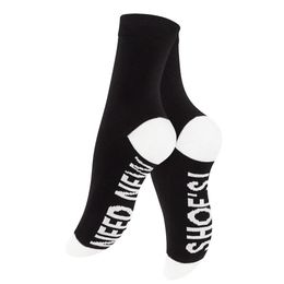 Clark Crown Socken Damen Gr&ouml;&szlig;e 36/40 schwarz / wei&szlig;
