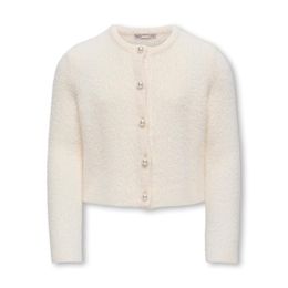 Only Girls Knit Cardigan 'KOGPiumo' girl White size 122/128