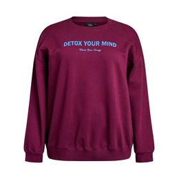 ZIZZI Sweatshirt 'Mrikke' female Purple size XXXL