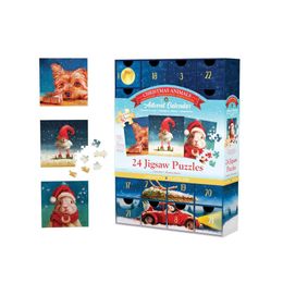 Eurographics Puzzle Adventkalender - Weihnachtstiere. 1200 Teile | Gr.: onesize