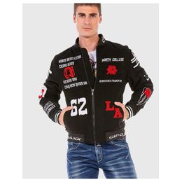 Cipo & Baxx Cipo & Baxx Jacke in BLACK | Gr.: L