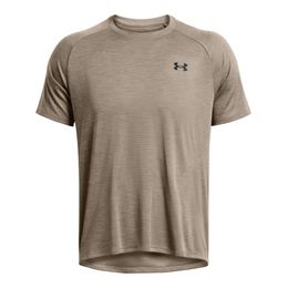 Under Armour Sportshirt "Tech Textured T-Shirt" in Braun | Gr.: XL