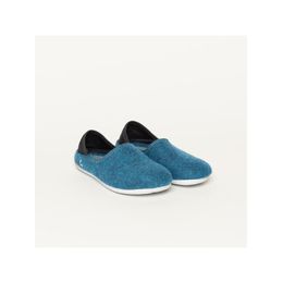 Gottstein Wool Slip-On Kids petrol/grey | Gr.: 29