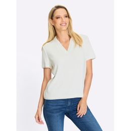 Heine T-Shirt in ecru | Gr.: 48